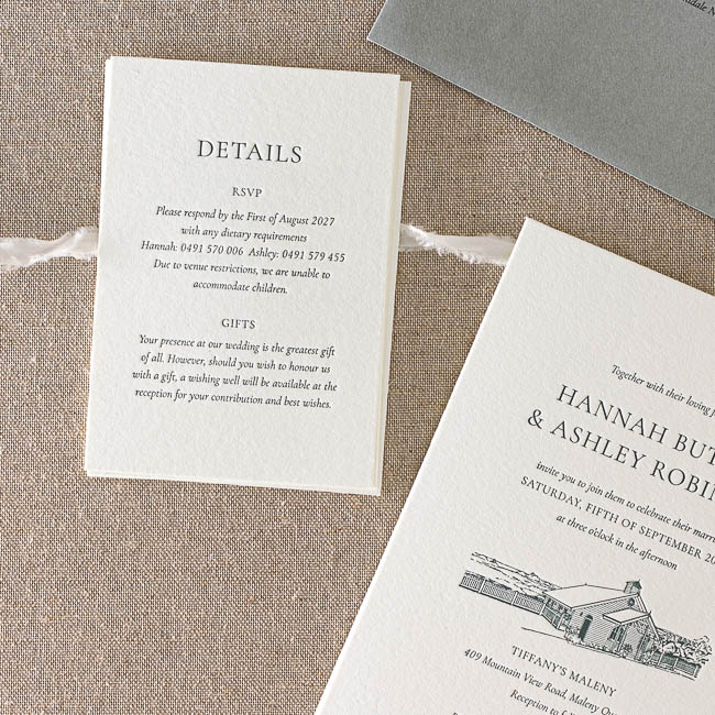 Crafting The Perfect Wedding Invitation Information Card A Guide To